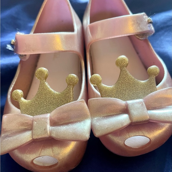 Mini Melissa | Shoes | Mini Melissa Size 8 Toddler Girl Rose Gold Color ...